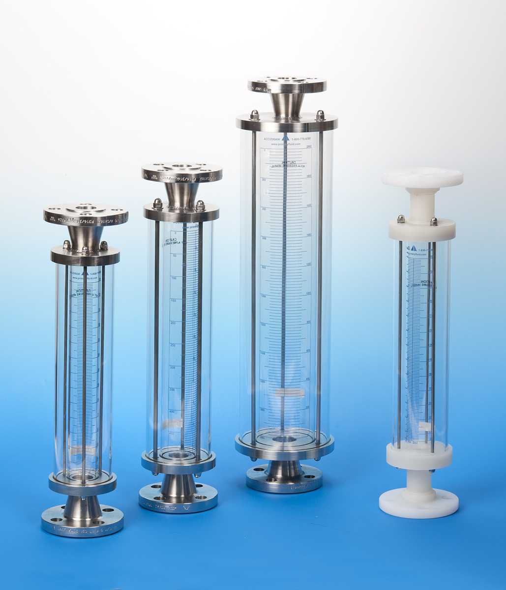 AccuDraw Calibration Cylinders - PVC, Glass, and Polypropylene